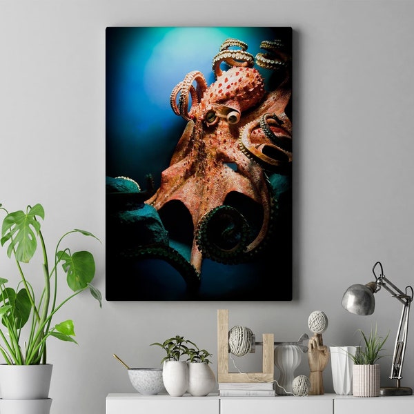 Octopus Print - Etsy