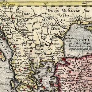 Antique Map of the Turkish Empire – Historical Ottoman Cartography - Etsy