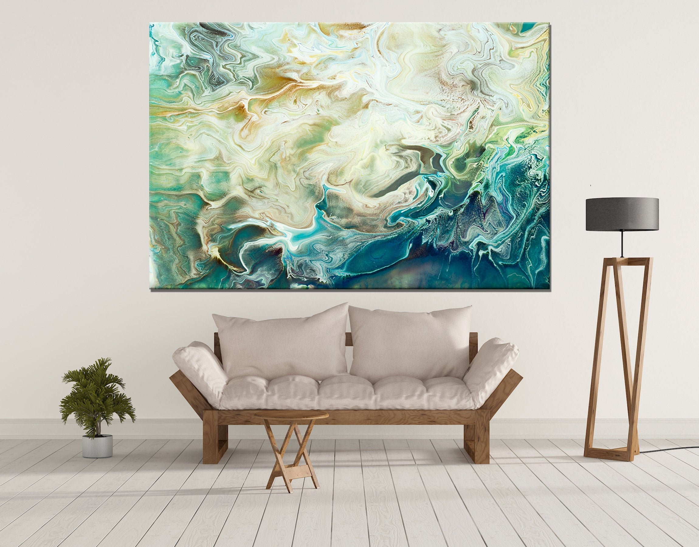 Abstract Canvas Wall Art Decor Print Ready to Hang Gift | Etsy