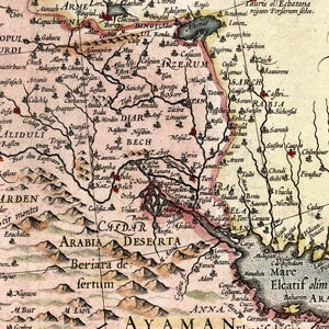 Antique Map of the Turkish Empire – Historical Ottoman Cartography - Etsy
