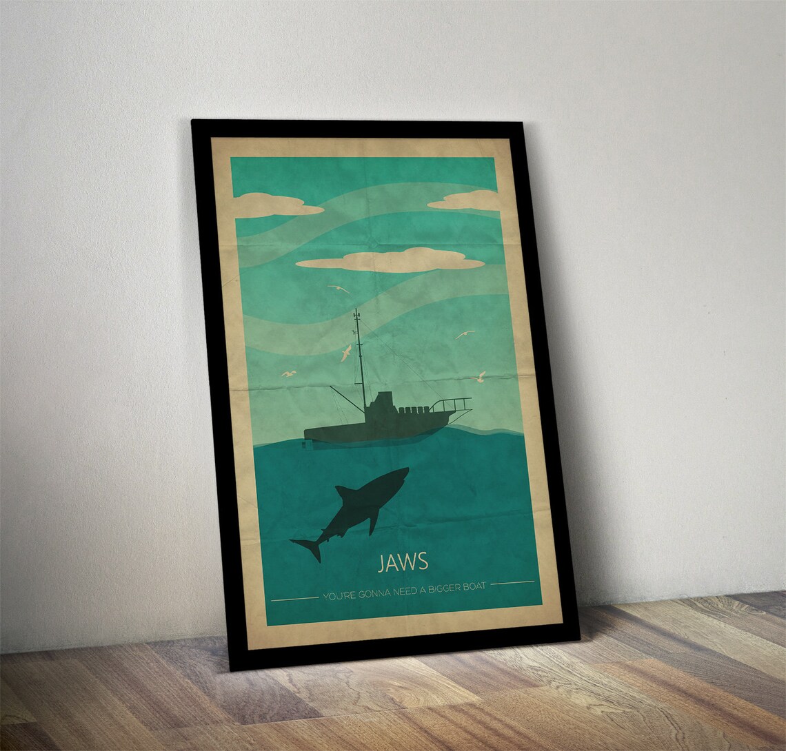 Jaws Orca Boat Poster Wall Art Decor Print Christmas Gift | Etsy