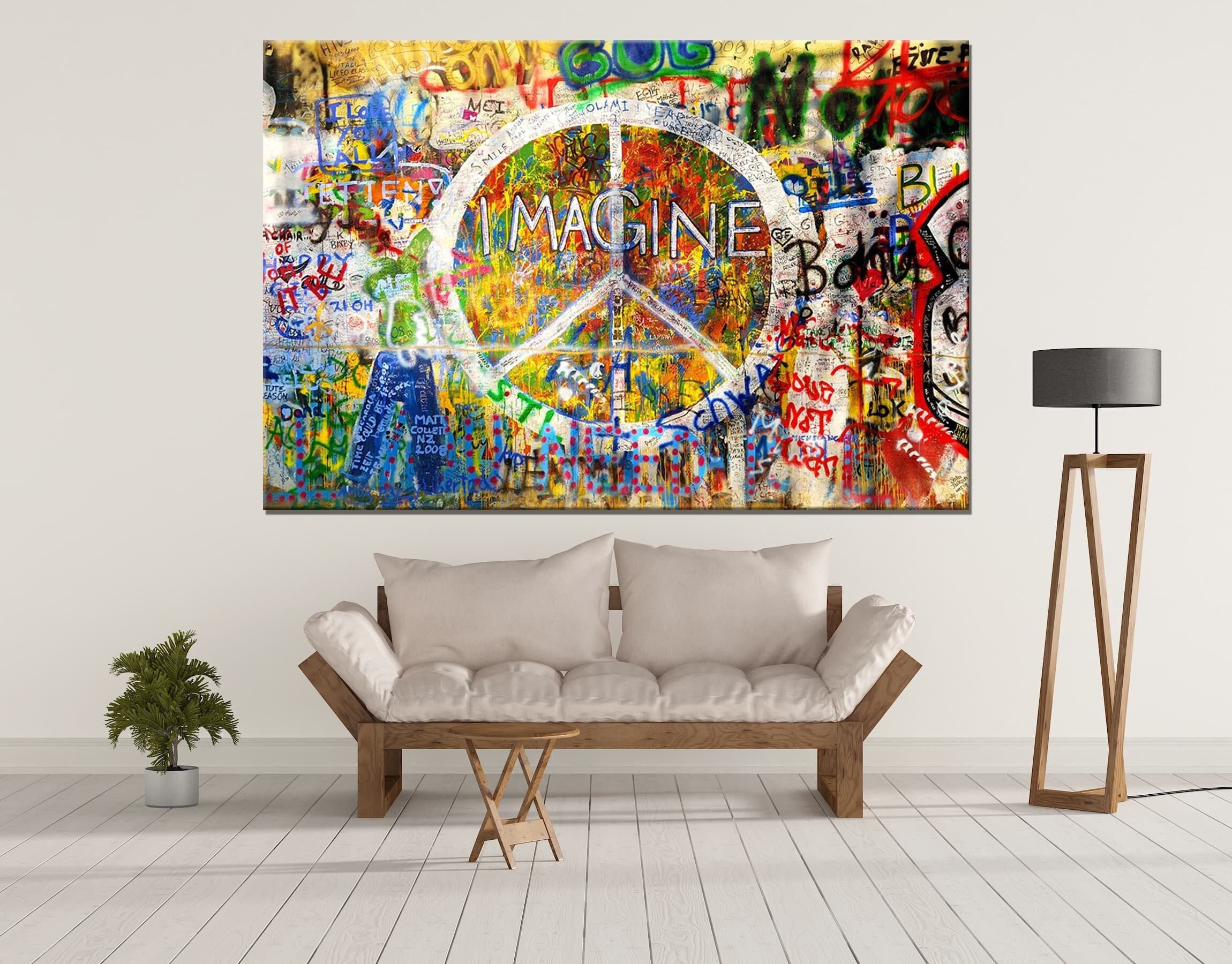 Imagine Peace Graffiti