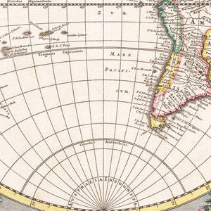 Old World Map Rare Atlas Print, Rare Nova Orbis Tabula 1682 Poster ...