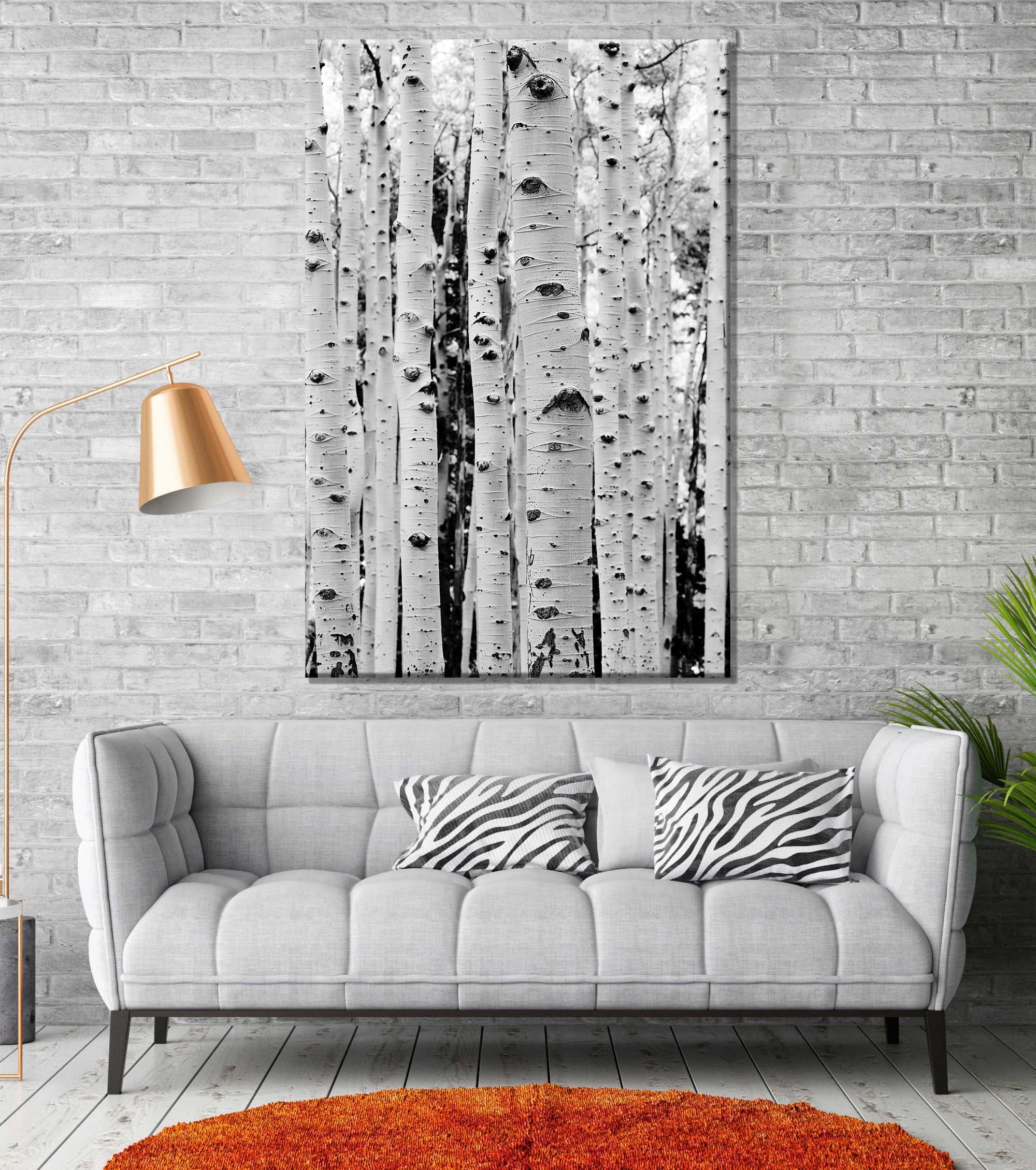 Birch Tree Canvas Print Gift Forest Wall Art Decor Ready to - Etsy