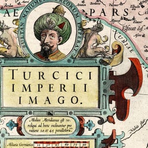 Antique Map of the Turkish Empire – Historical Ottoman Cartography - Etsy