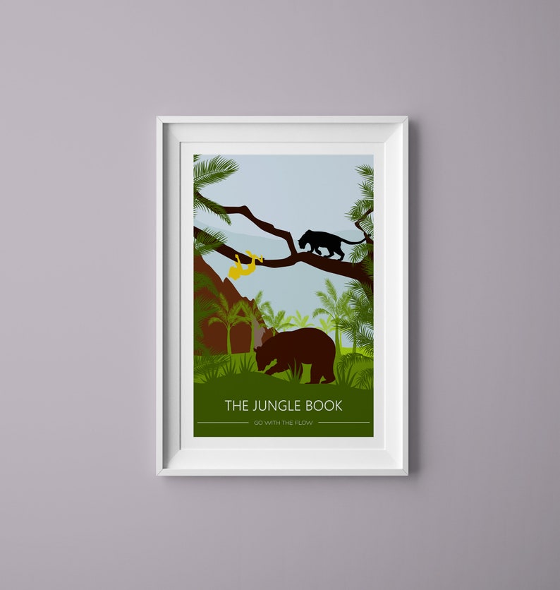 The Jungle Book Poster Wall Art Decor Print Christmas Gift - Etsy