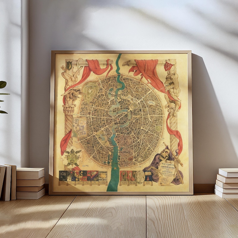 Antigua Map De Letonia De - Etsy Canada