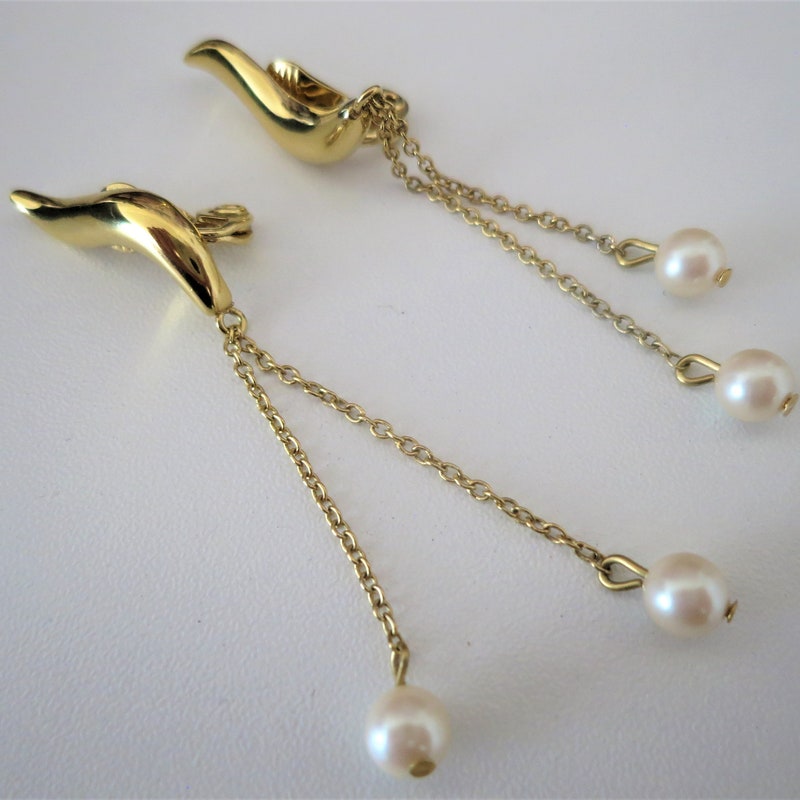 Chain Clip on Earrings - Etsy