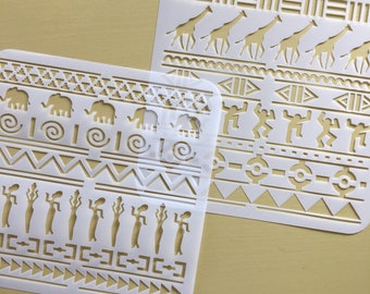 African stencil | Etsy