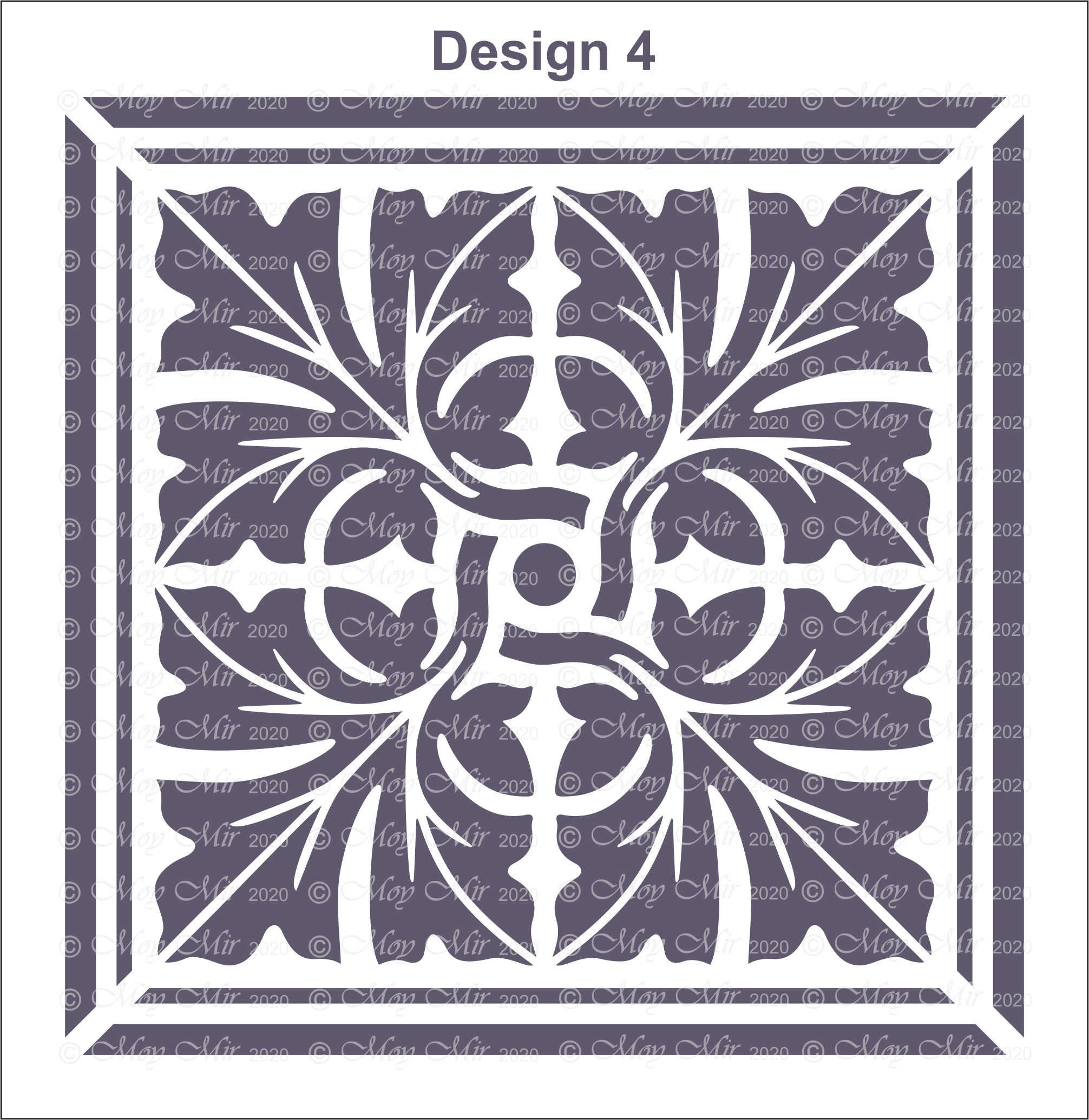 Set of 4 Greek Style Stencils for Tiles, Walls & Craft, Choose Size - Etsy
