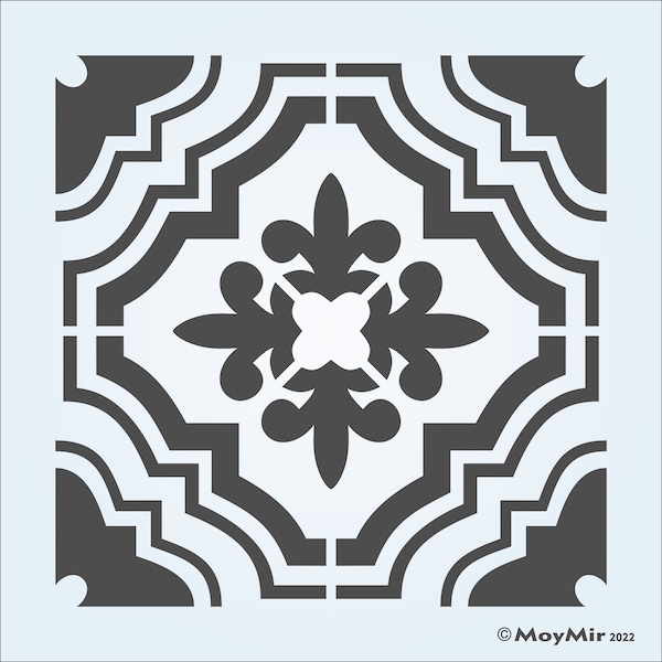 Wall Stencil Moroccan - Etsy