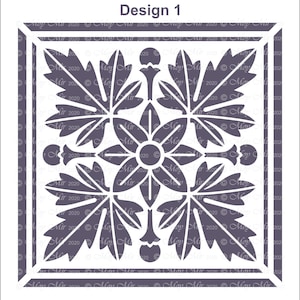 Set of 4 Greek Style Stencils for Tiles, Walls & Craft, Choose Size - Etsy