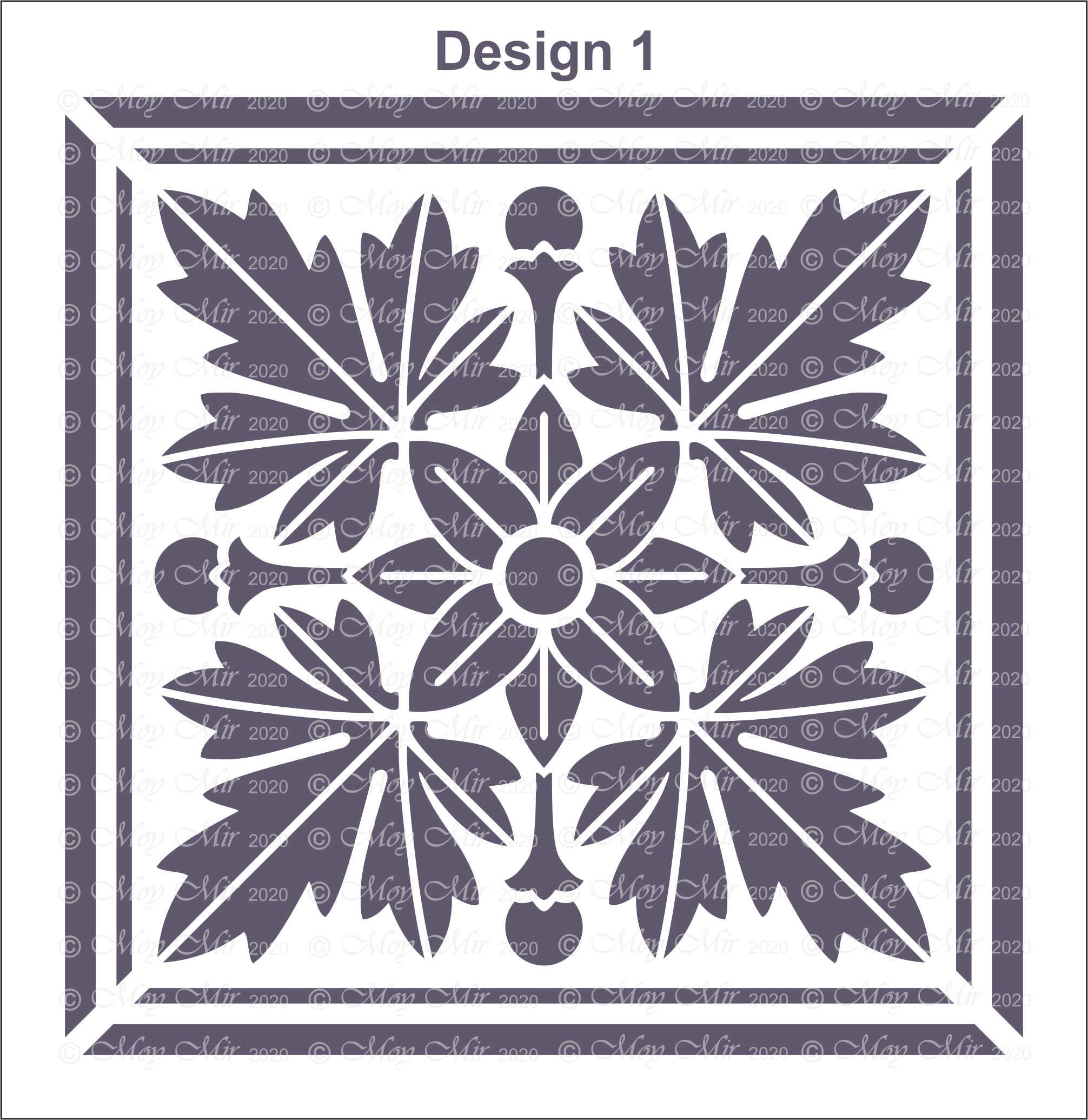 Set of 4 Greek Style Stencils for Tiles Walls & Craft Choose - Etsy ...