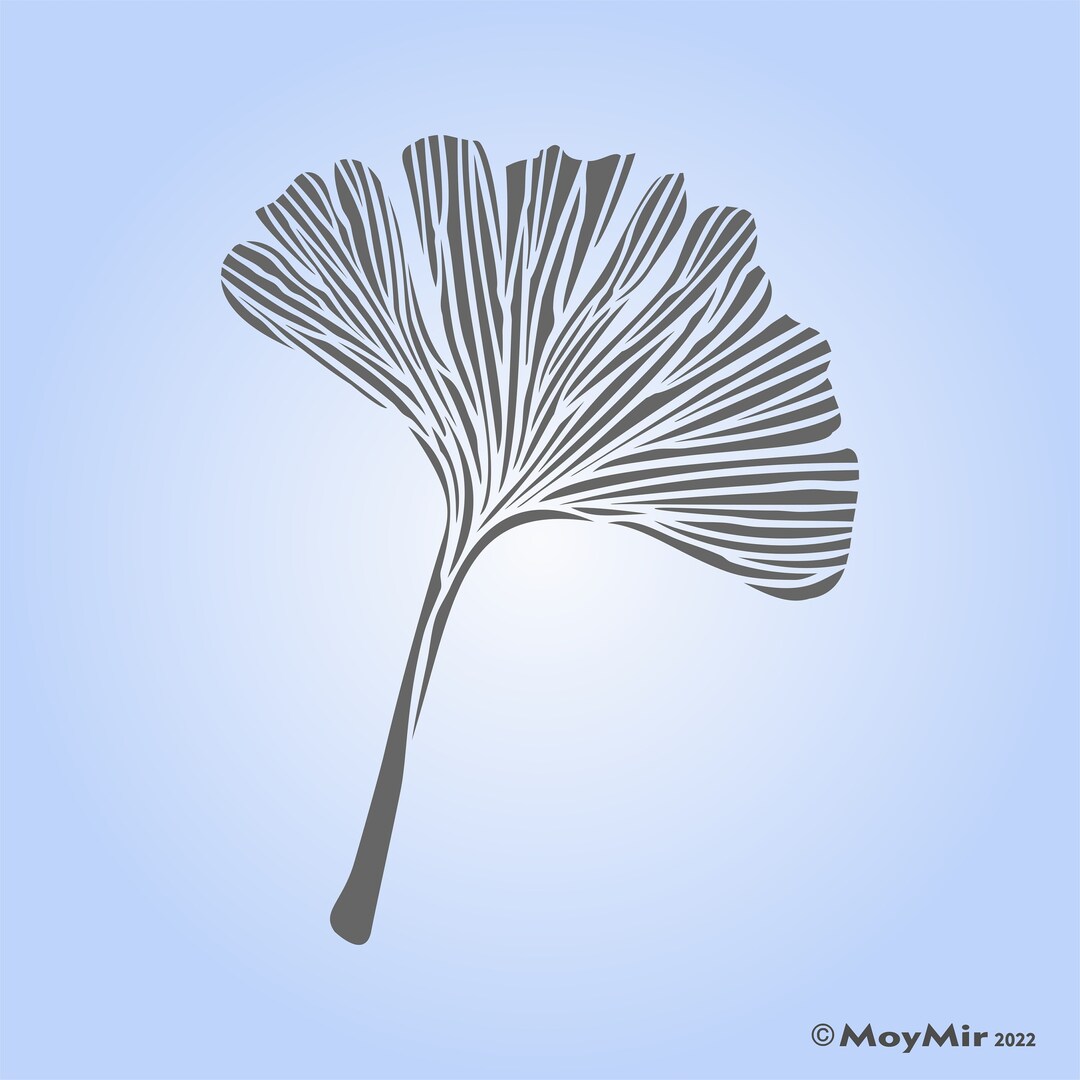 Embrace Nature With These Gingko Leaf Stencils - Available in Three ...