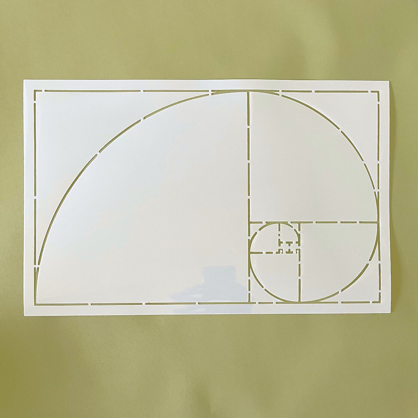 Fibonacci Sequence, Golden Ratio Stencil Template - Etsy UK