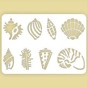 Decorative Shell Stencil Craft Scrapbooking Quilting Template A4 - Etsy