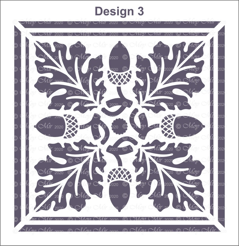 Set of 4 Greek Style Stencils for Tiles, Walls & Craft, Choose Size - Etsy