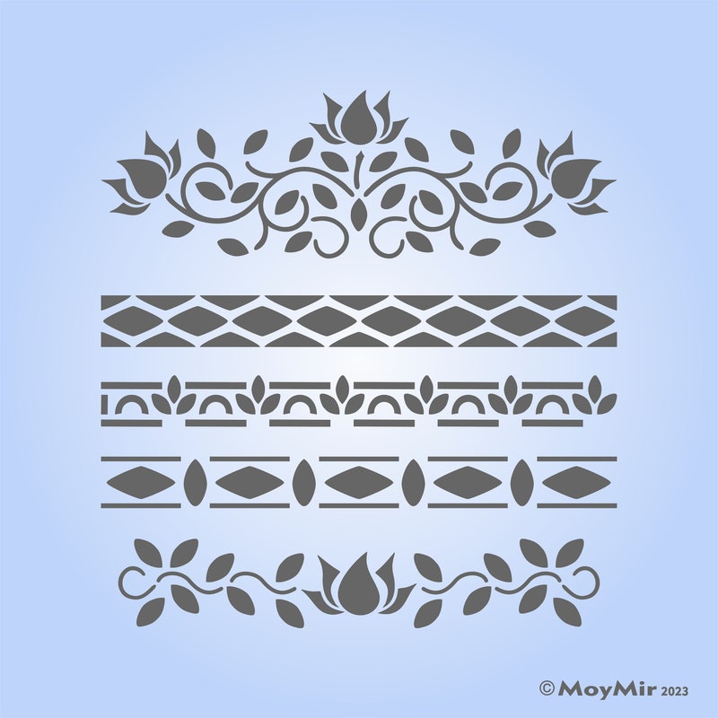 Bone Inlay Stencil - Etsy