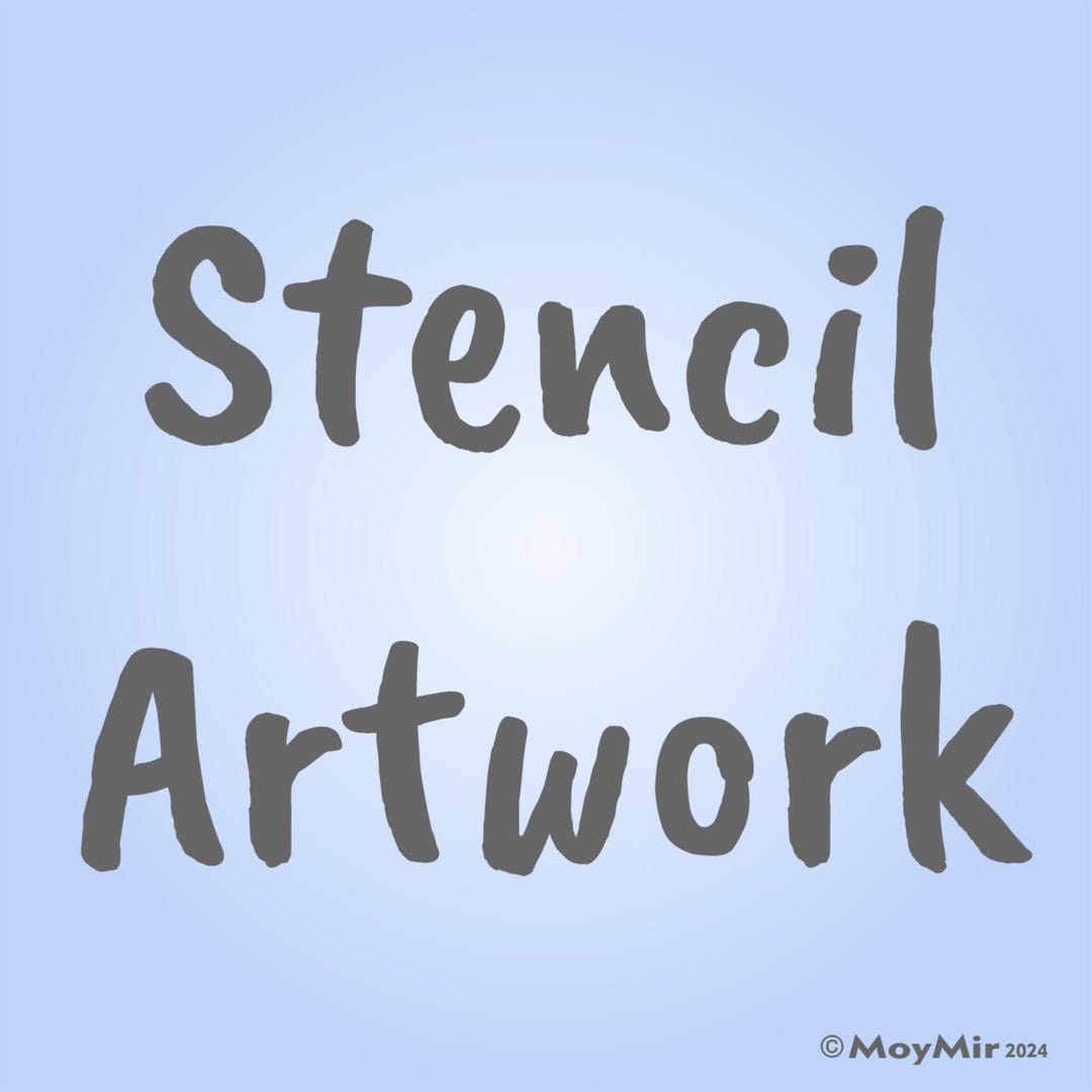Stencil Artwork for Cut-ready or Print-ready Files or Custom Stencils - Etsy