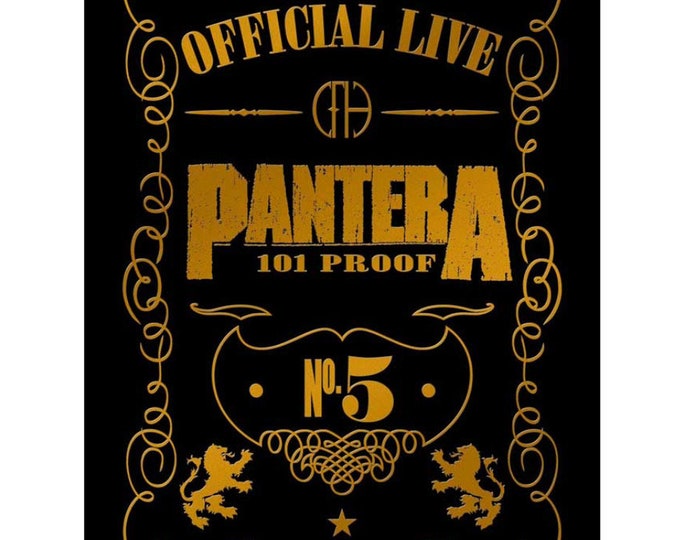 Pantera Fabric Textile Poster 101 Proof Design Officially Licensed 47 X ...