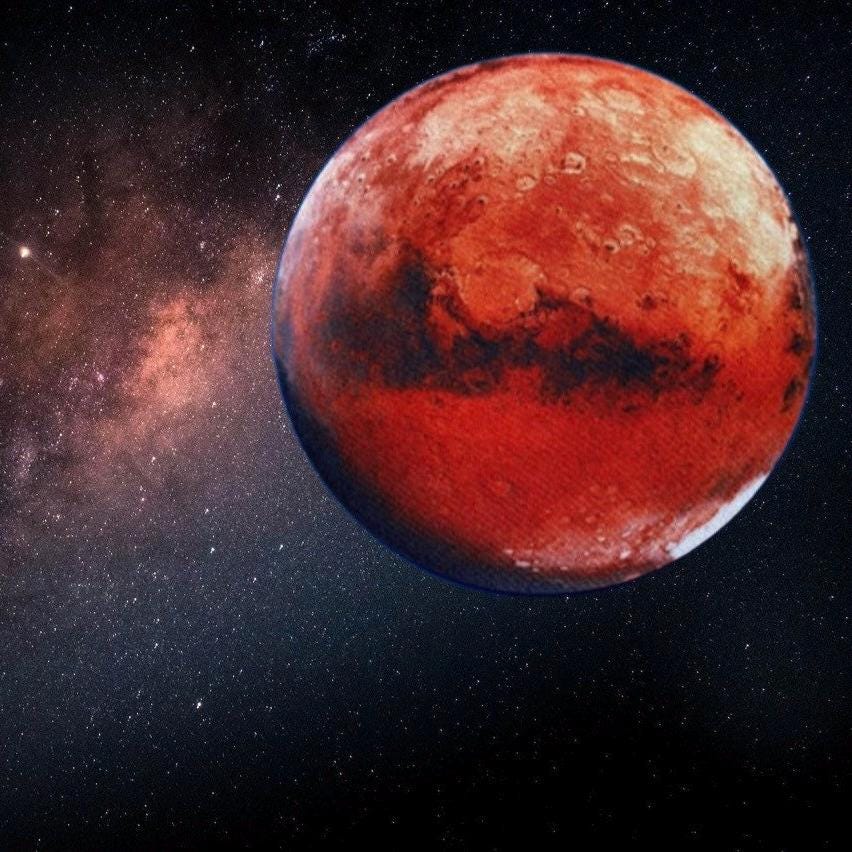 Realistic Mars Iron-on Patch – Sublimation Planet Patch – 4 Inch Space ...