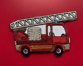 Fire Truck Patch - Etsy