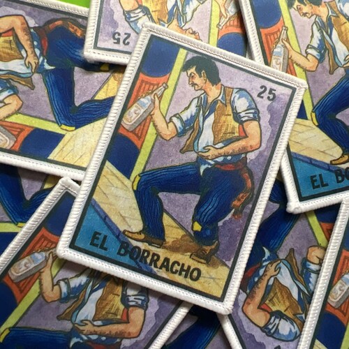 El Sol Loteria Mexican Game Iron on Patch Parche De Loteria - Etsy
