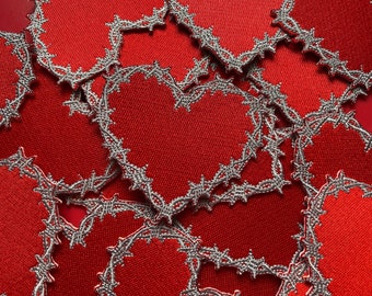 Barbed Wire Heart - Etsy