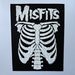 Misfits Ribcage Punk Rock Back Patch Official 14 X 11 Inches - Etsy