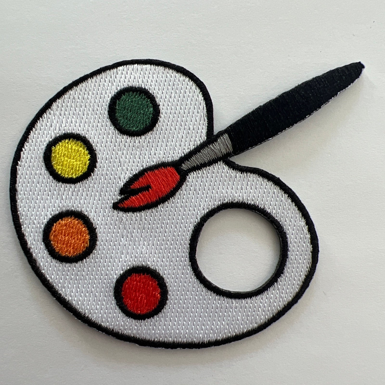 Artist Patch, Paint Palette Iron On, 2.5x2 Embroidered Art Patch ...