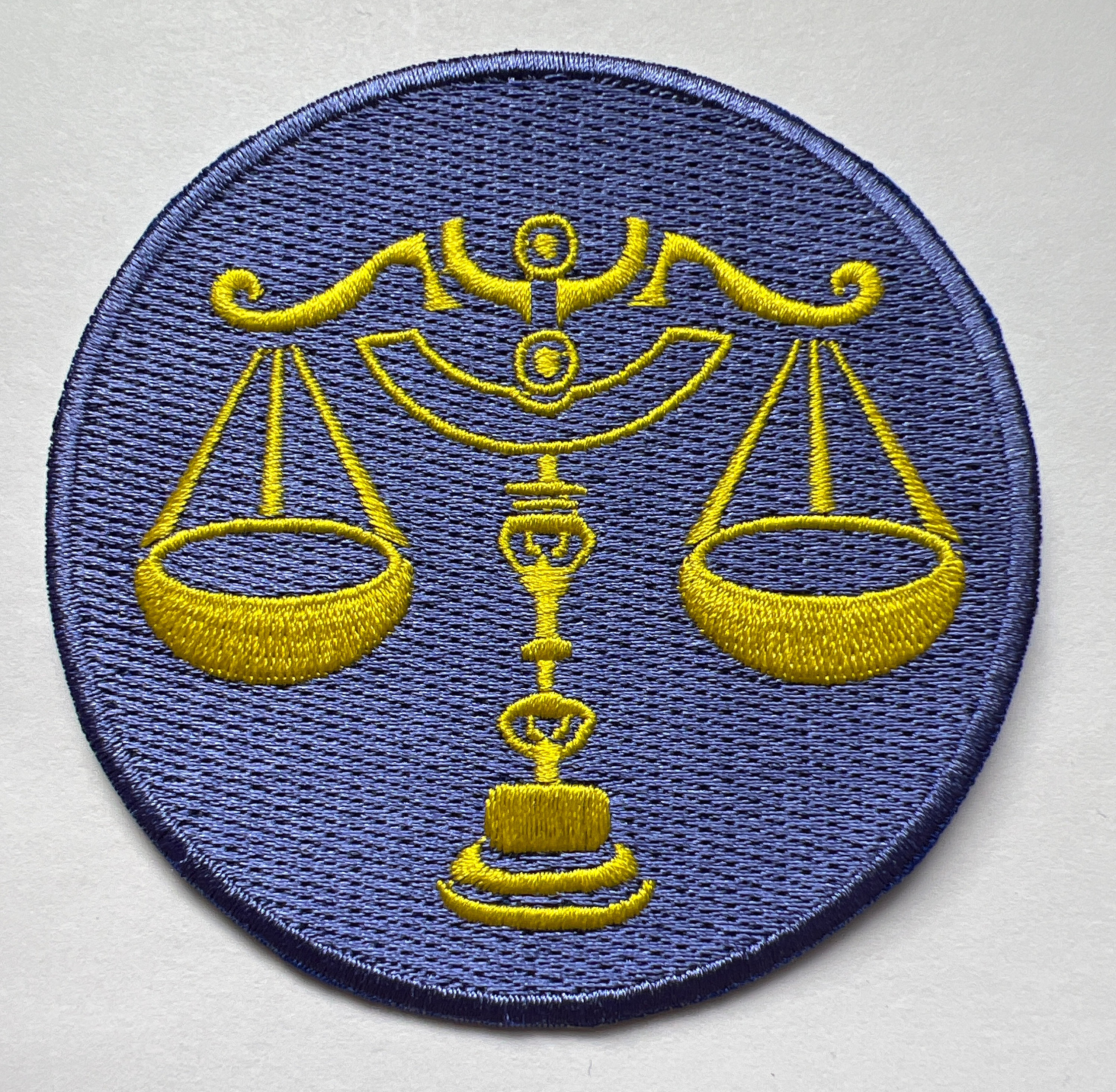 Libra Zodiac Horoscope Embroidered Iron on Patch 3.5 Inches - Etsy
