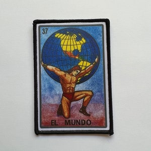 El Mundo Loteria Mexican Game Iron on Patch 3.5 X 2.5 Inches - Etsy