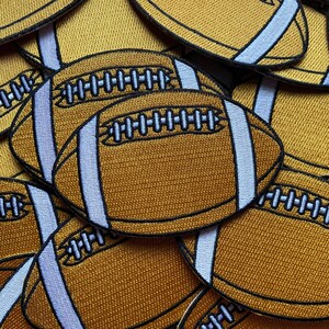 Football Iron on Patch 4 Inch Perfect for A Uniform Jersey - Etsy