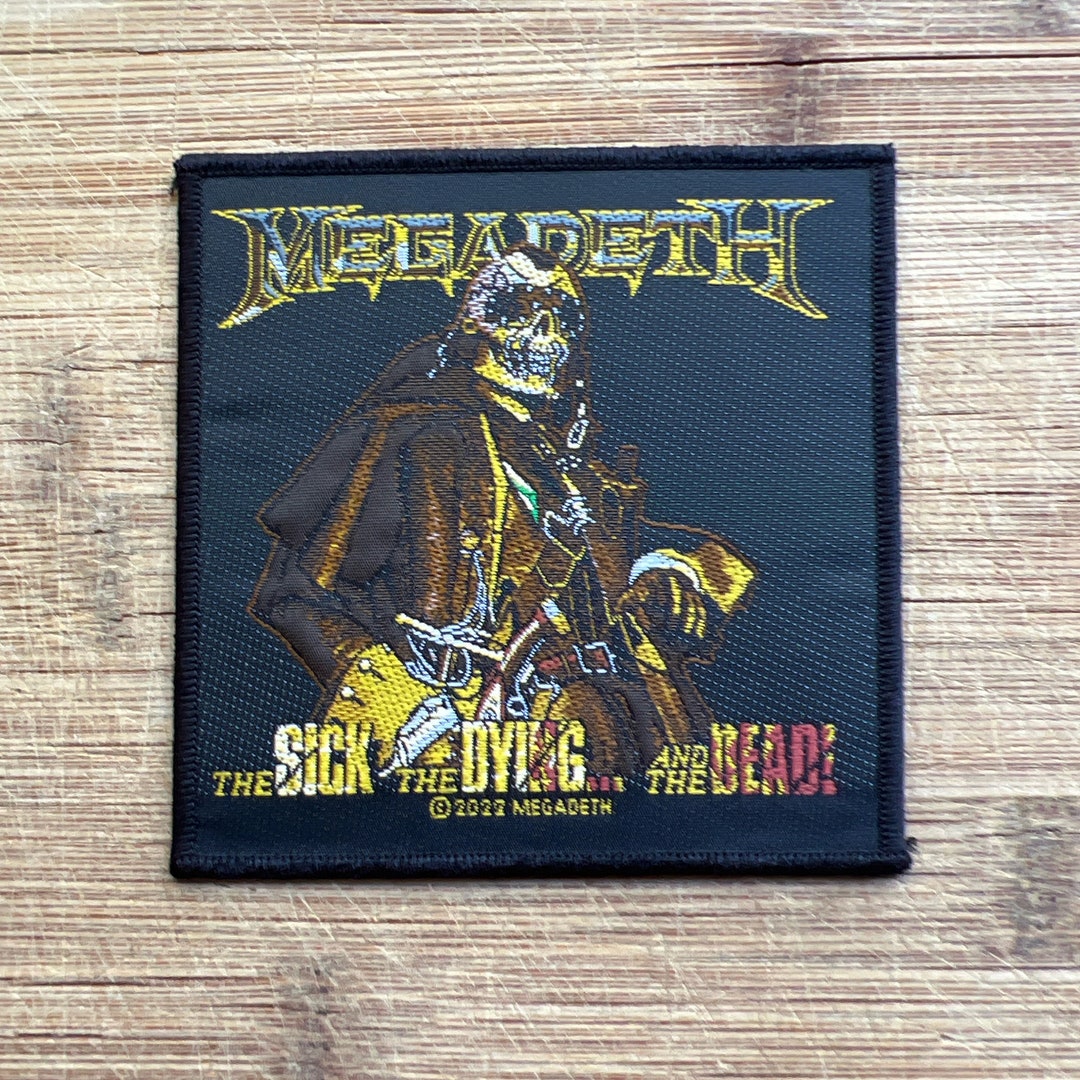 Megadeth Patch the Sick the Dying and the Dead 4 Inch Patch Officially Licensed - Etsy Australia