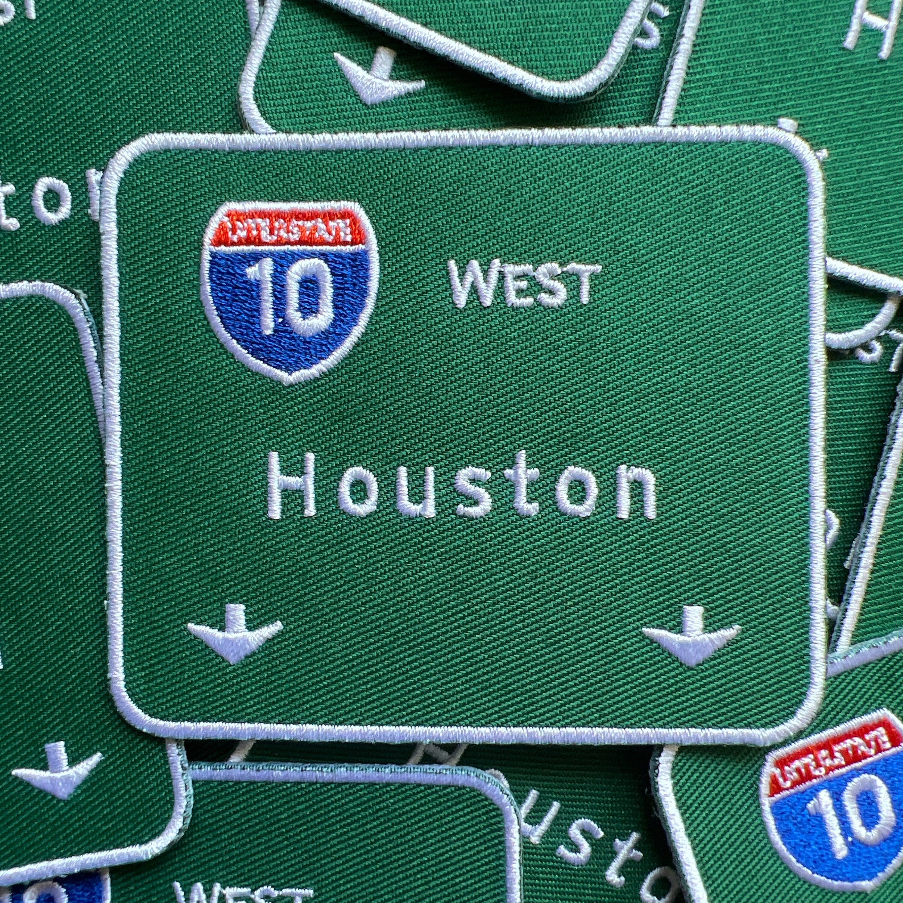 Houston Texas 10 West Freeway Sign Iron on Patch 3.5 Inches - Etsy
