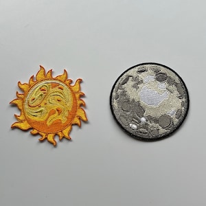 Solar System Iron-on Planet Patches Space Embroidered Patches Choose ...
