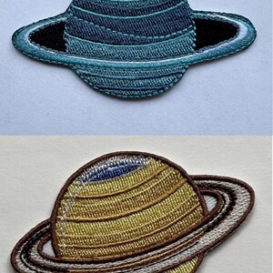 Solar System Iron-on Planet Patches Space Embroidered Patches Choose ...