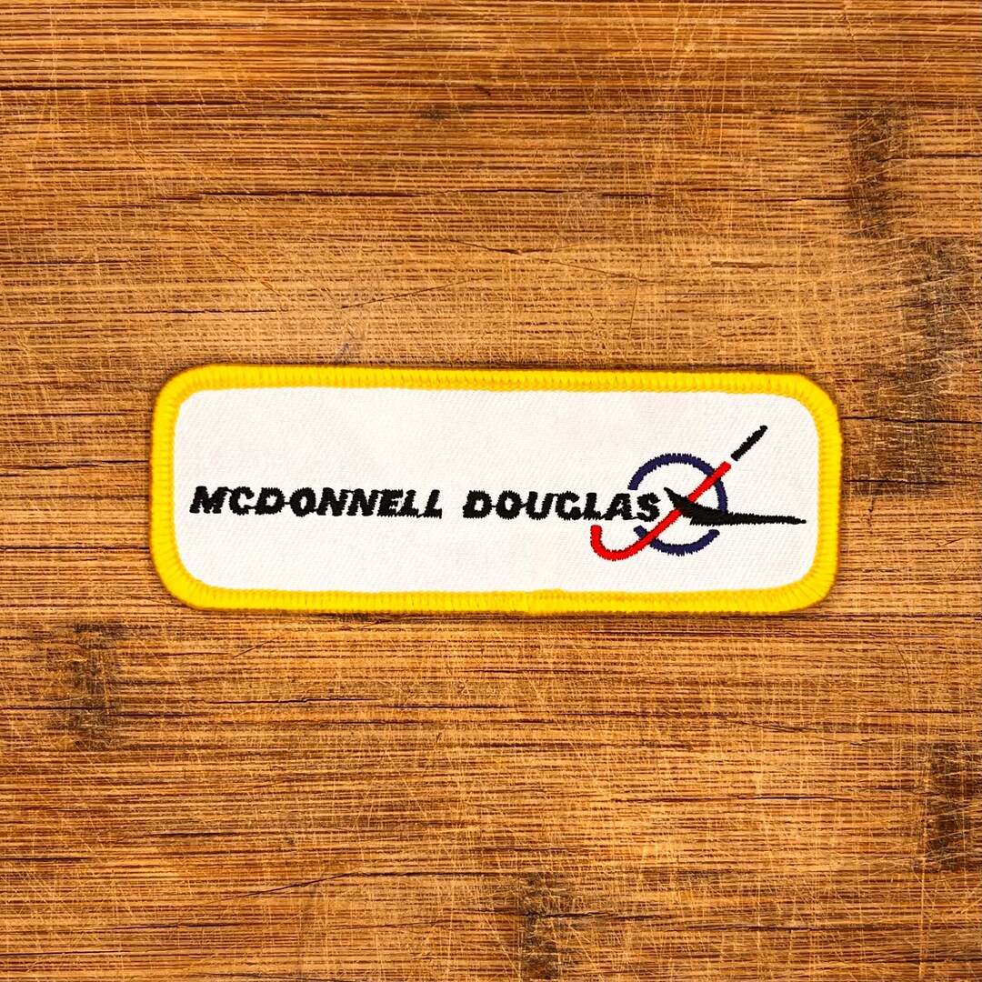 Vintage Mcdonnell Douglas Sew-on Patch – 4.5 X 1.5 Inch Embroidered ...