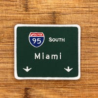 Miami Patch / Custom Colors / Miami Beach Patch - Etsy