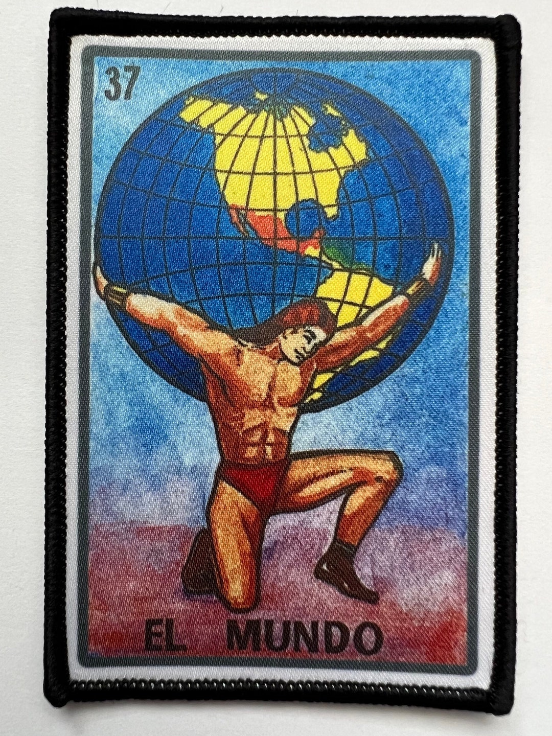 Tarjeta de juego mexicana El Mundo Loteria Iron On 3.5 x - Etsy México