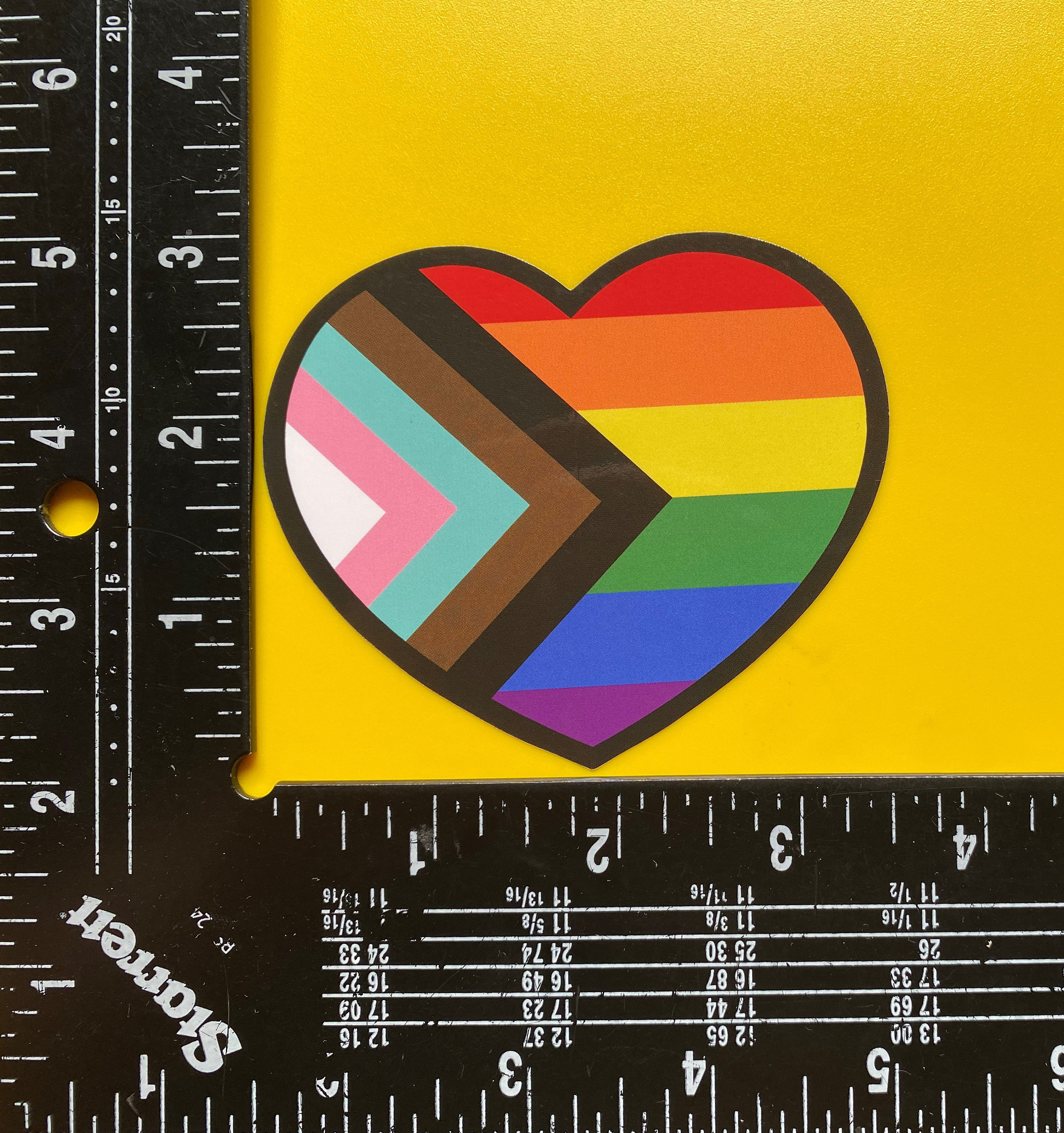 Pride Flag Rainbow LGBTQIA Embroidered Iron on Heart Patch or - Etsy