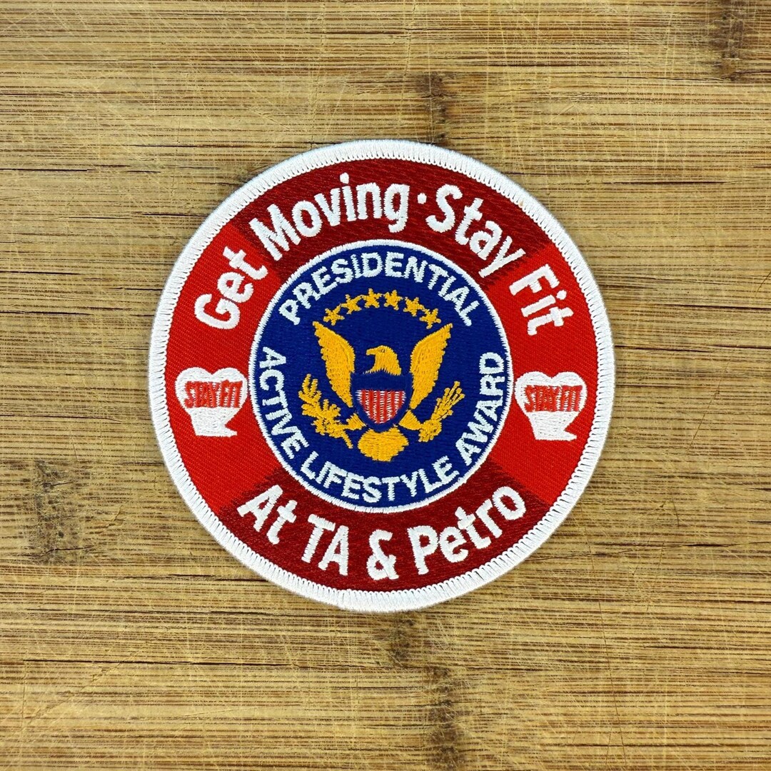 Presidential Active Lifestyle Award Patch – 4" Embroidered Sew on Badge ...