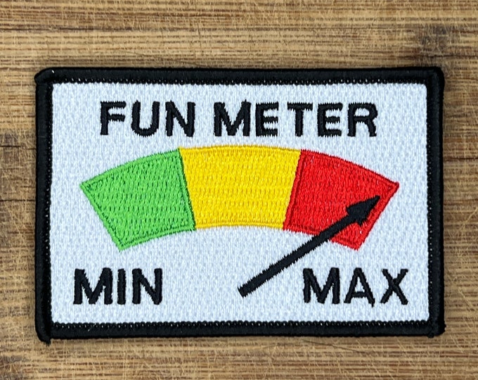 Fun Meter 3 Inch PVC Morale Patch - Etsy