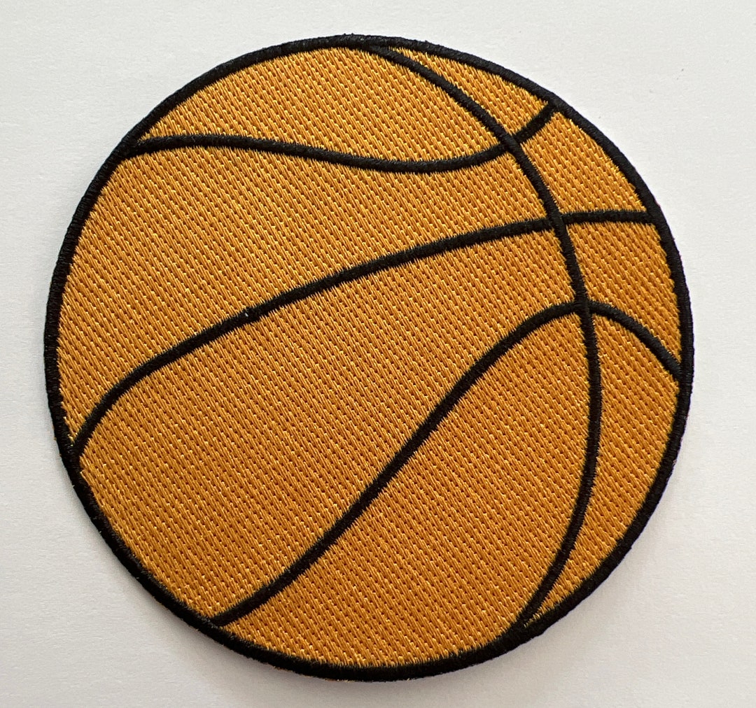 Basketball Patch – 4 Inch Iron-on Embroidered Sports Patch – Custom Basketball Team Patch - Etsy