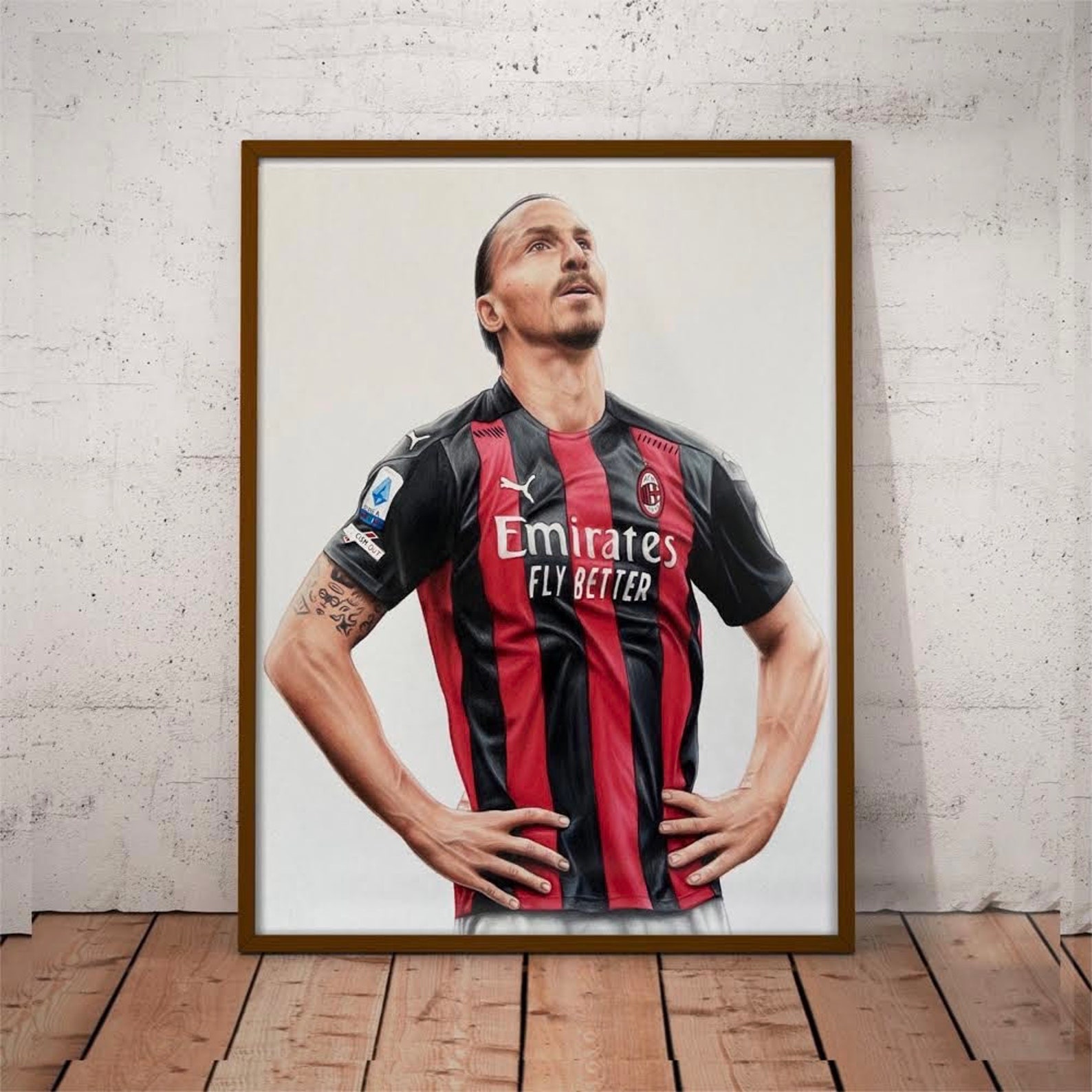 PRINT of Zlatan Ibrahimovic Drawing | Etsy