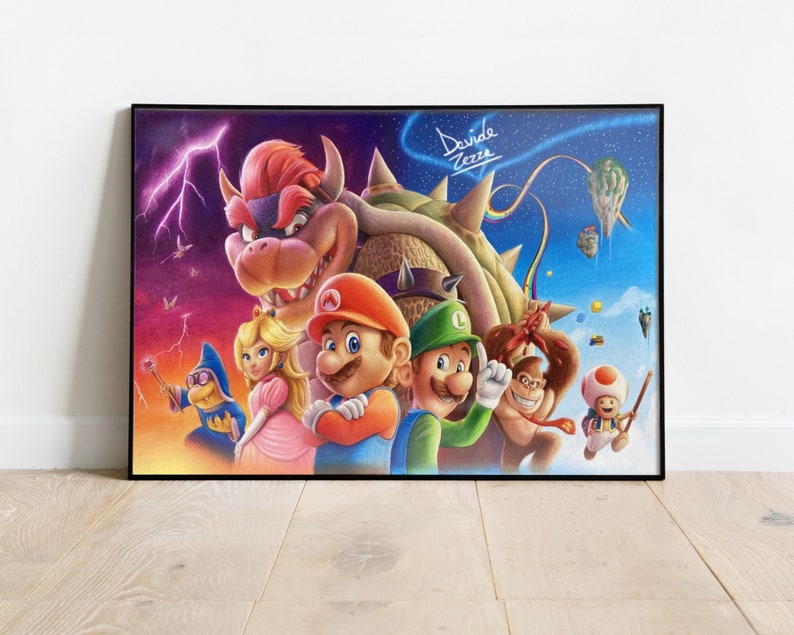 The Super Mario Bros. Movie Artwork Prints - Etsy