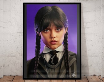 Wednesday Addams Artwork - Etsy