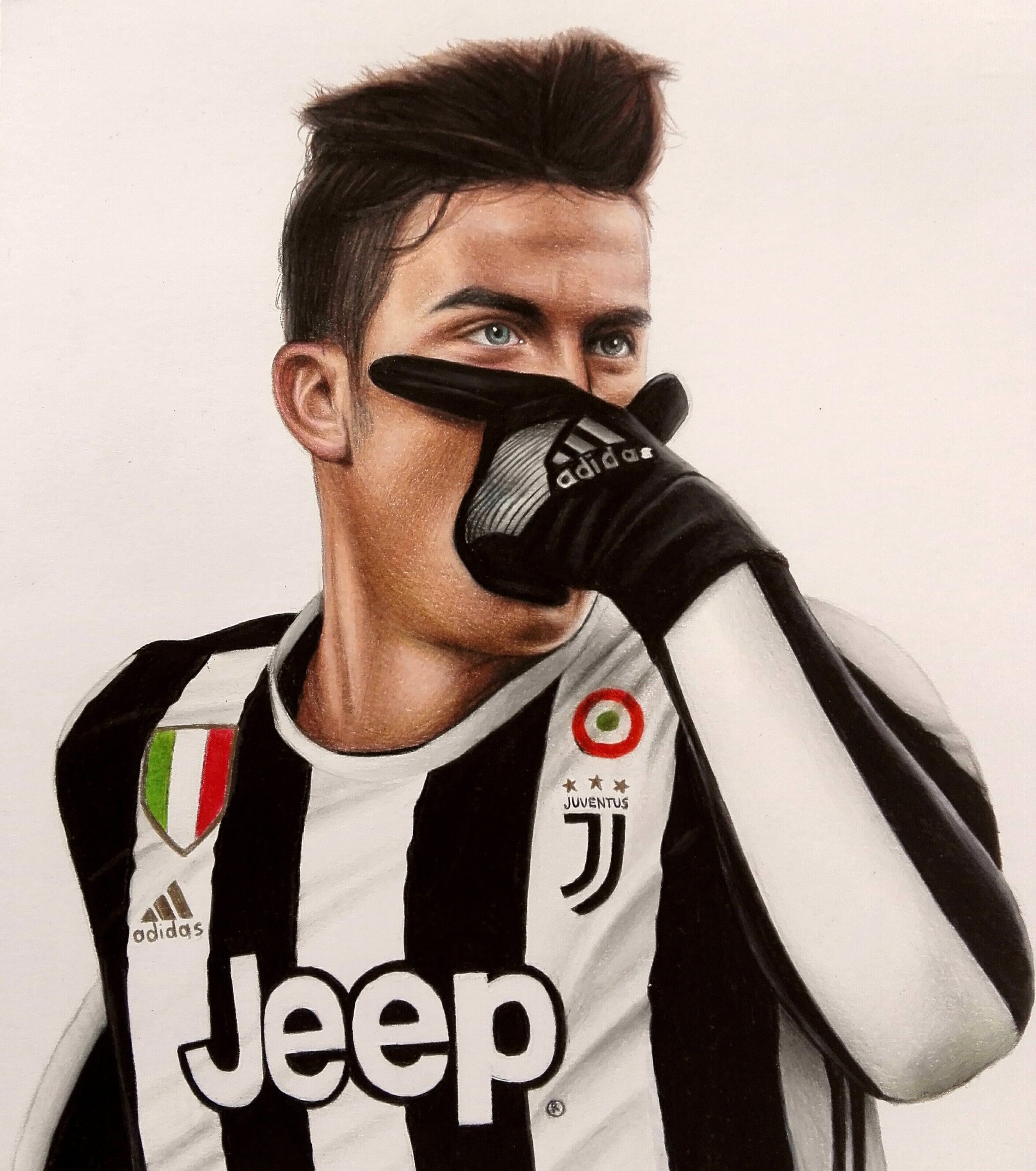 PRINT van Dybala Tekening | Etsy
