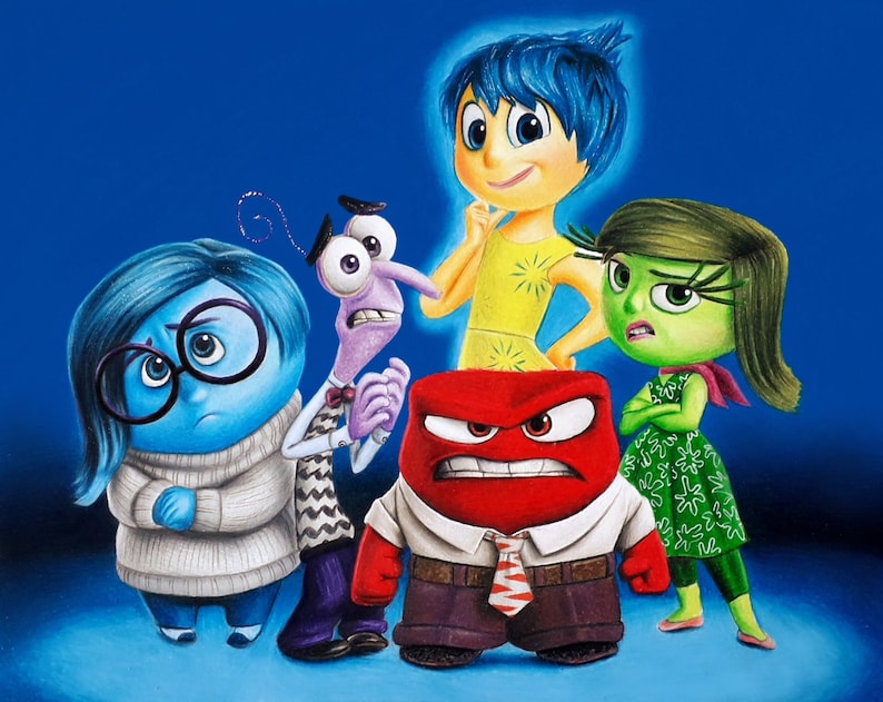 Impresiones de obras de arte inside out | Etsy