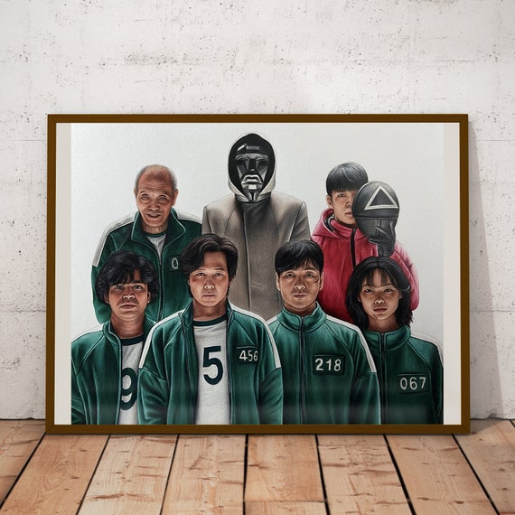 Squid Game Artwork Prints - Etsy